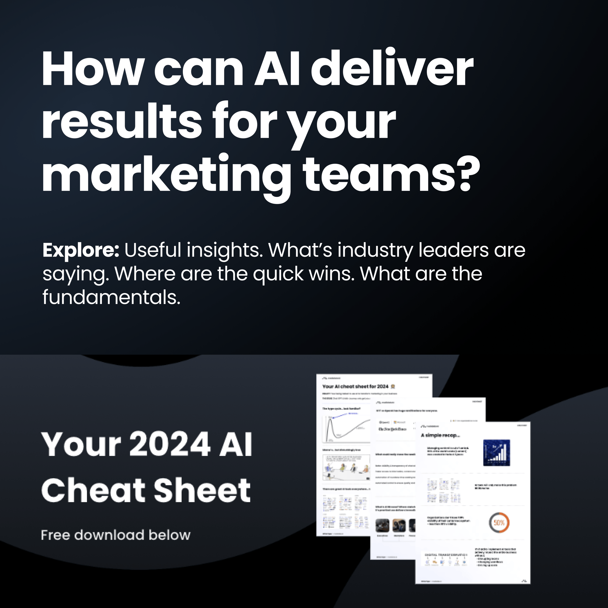 AI Cheat Sheet 2024